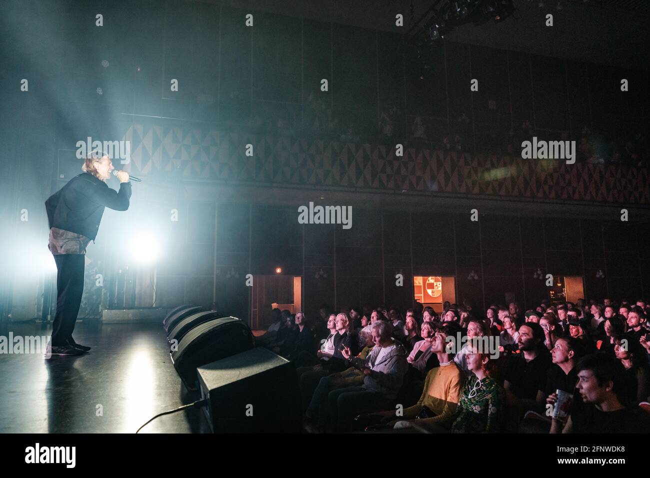 Copenhagen, Denmark. 14th, May 2021. The Danish electro-pop band When ...