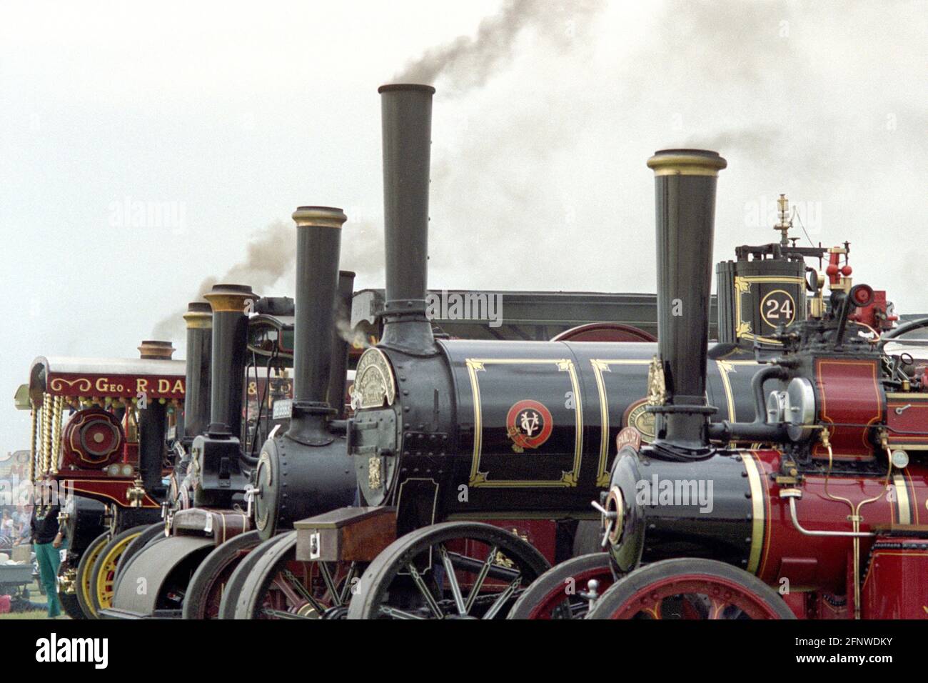 Pickering Traction Engine Rally in 1990 Stock Photo - Alamy