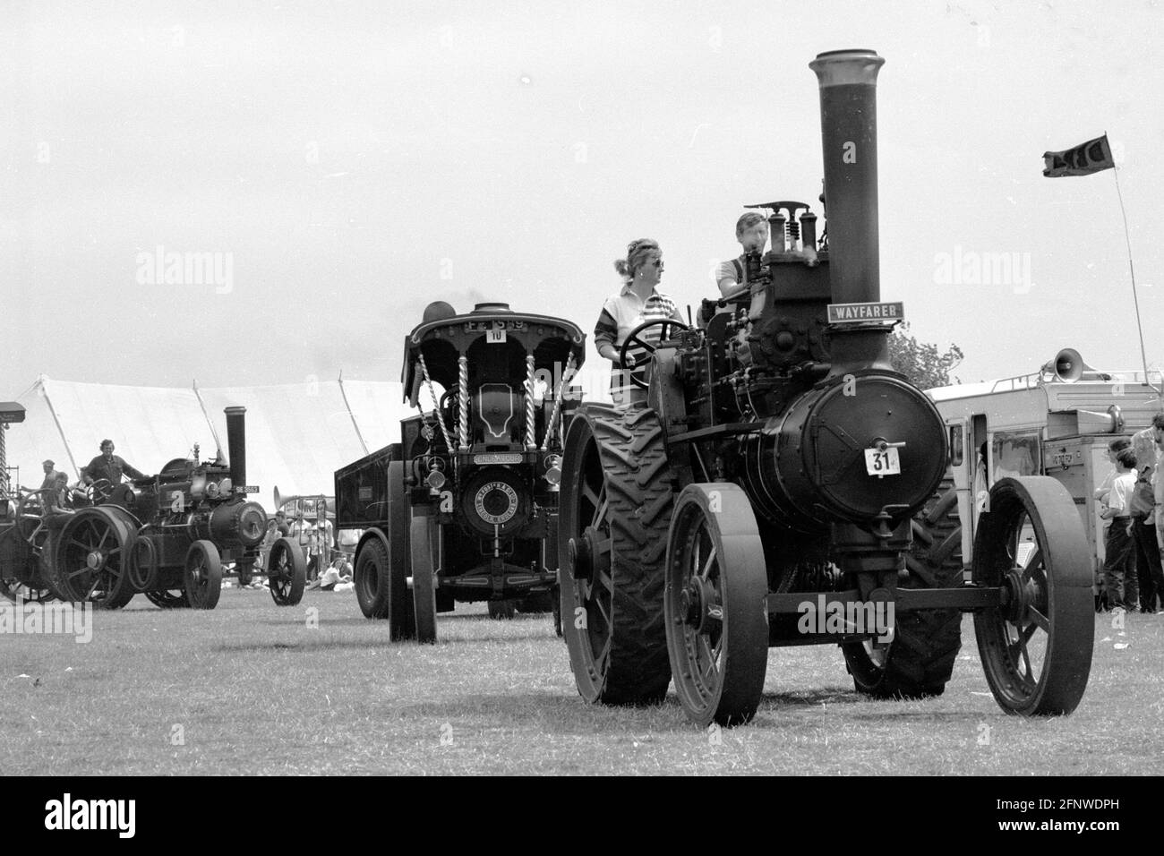 Pickering Traction Engine Rally in 1990 Stock Photo - Alamy