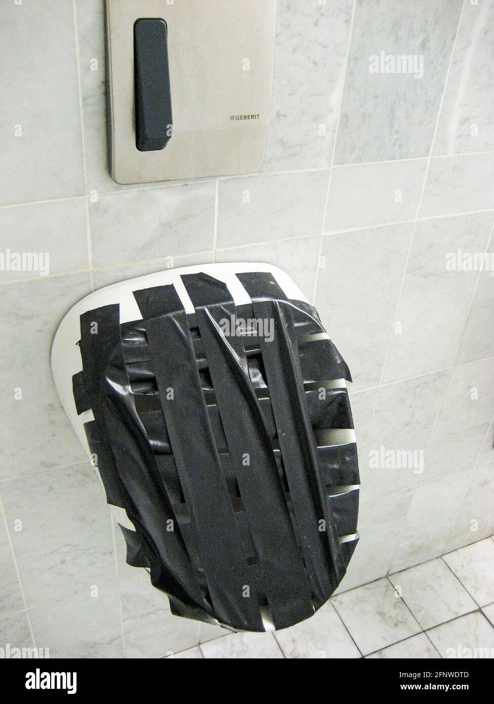 Closed urinal, , France Stock Photo - Alamy