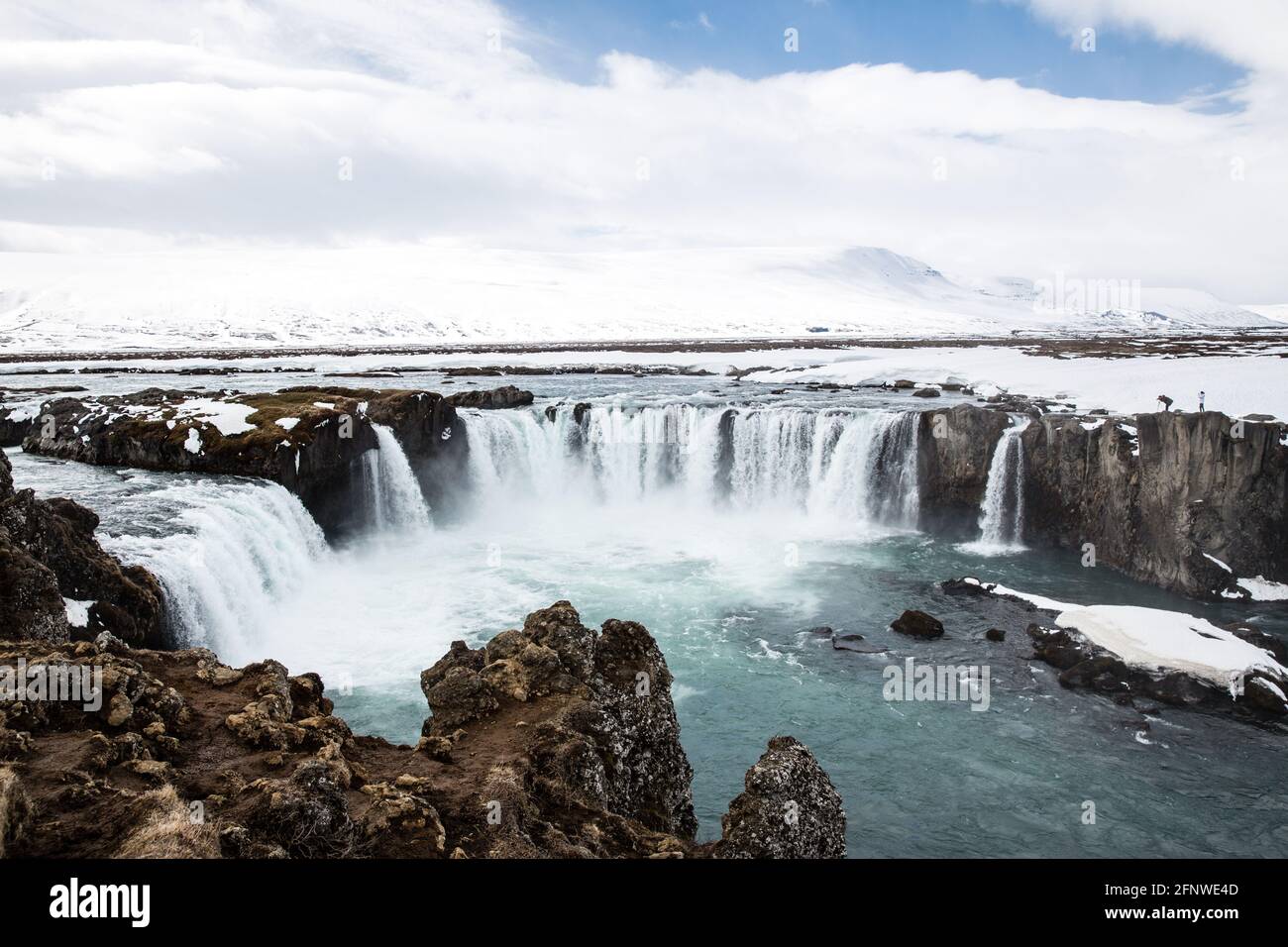Godafoss waterfall, Iceland Stock Photo - Alamy