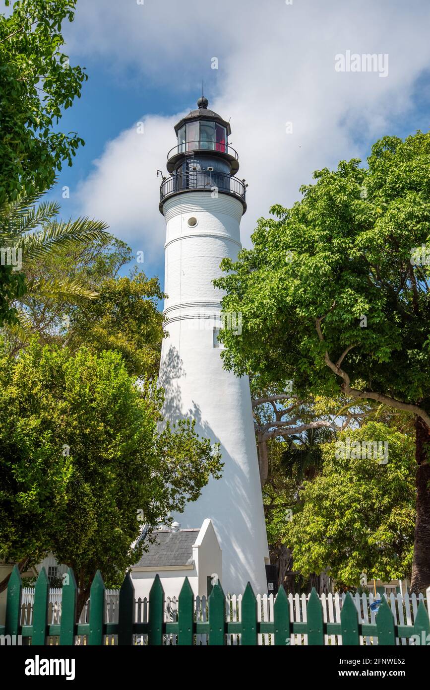 key West lighthouse in Key West, Florida Stock Photo - Alamy
