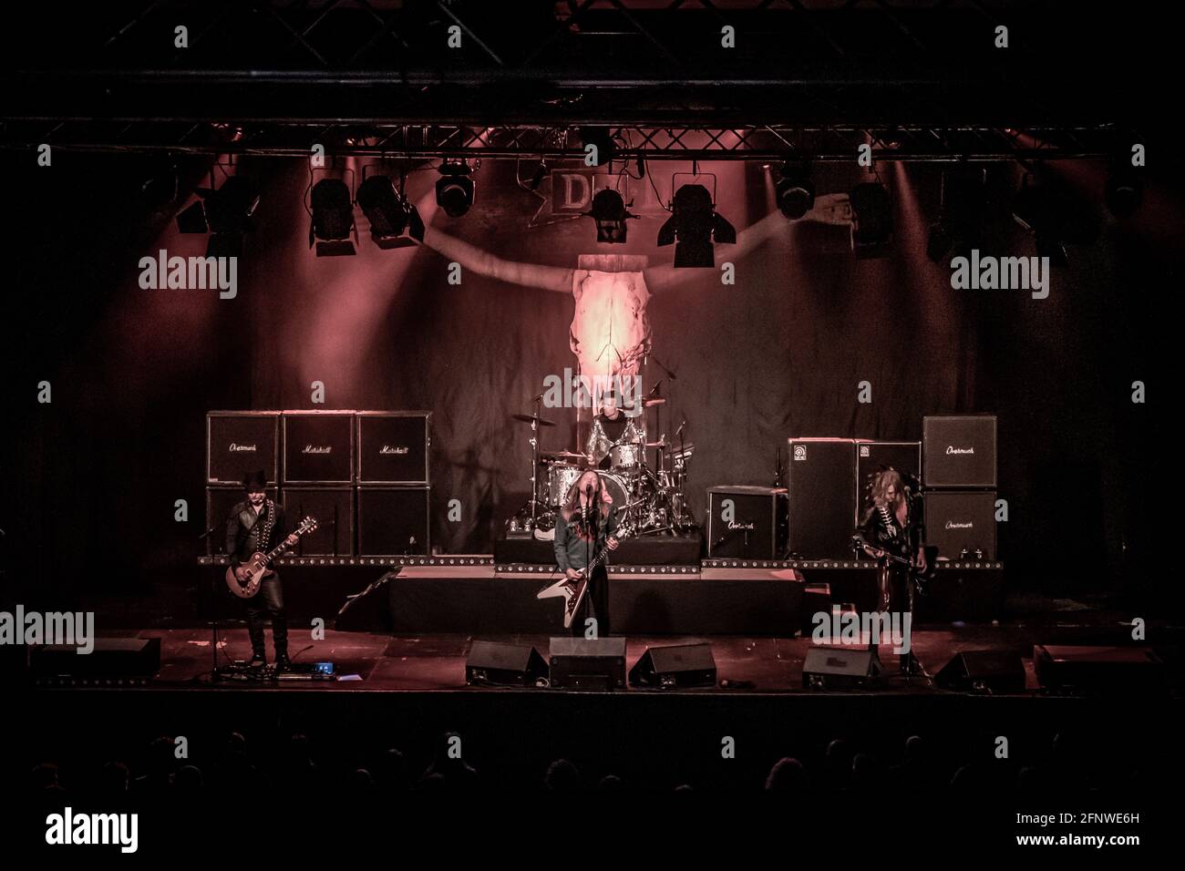 Roskilde, Denmark. 09th, May 2021. The Danish rock band D-A-D performs ...