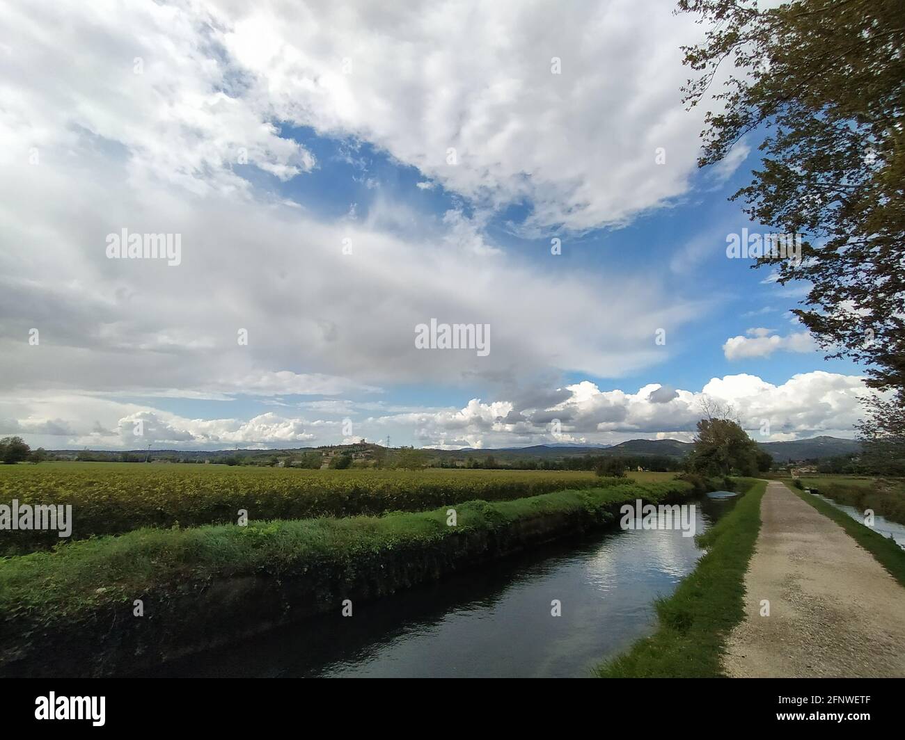 A walking in Verona countryside close stream Stock Photo - Alamy