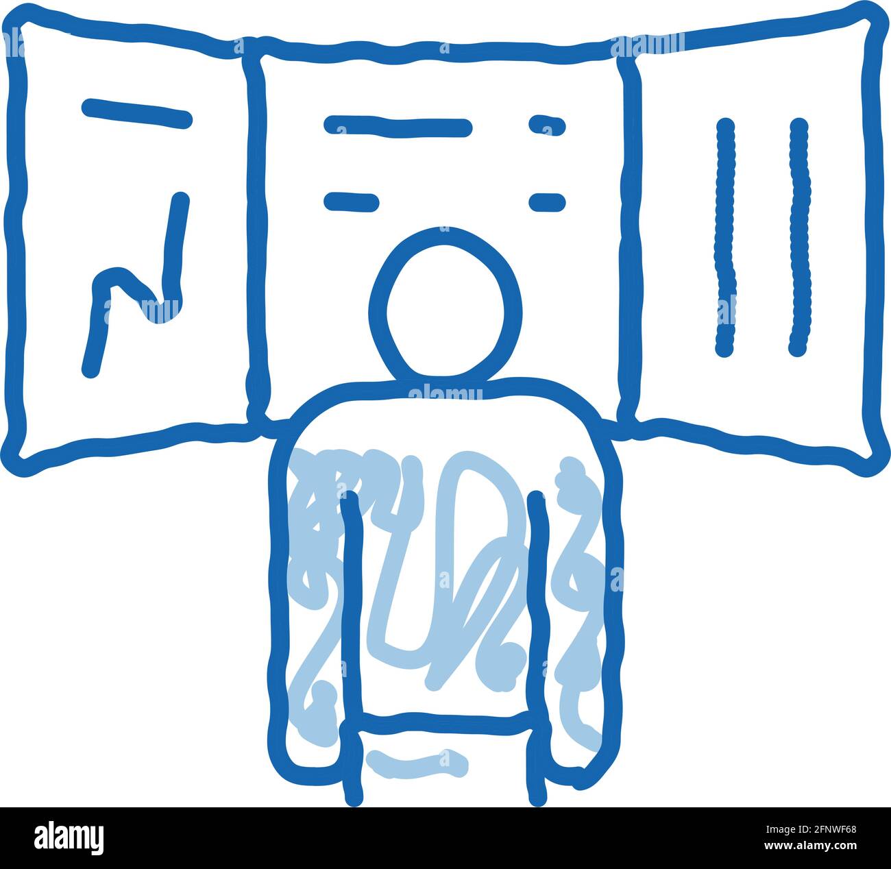 Person observing art Stock Vector Images - Alamy