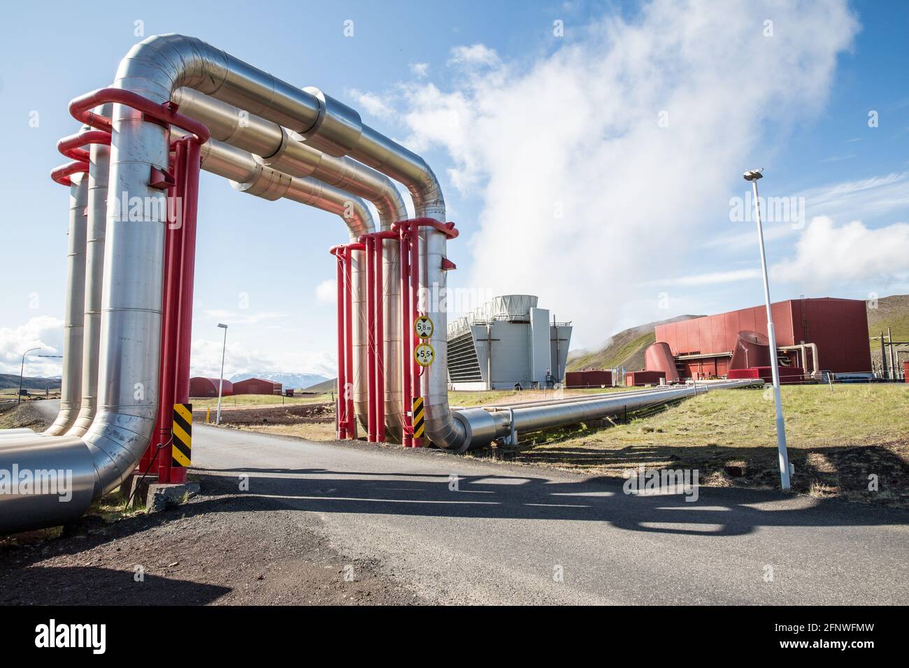 Krafla, Geothermal power plant, Iceland Stock Photo - Alamy