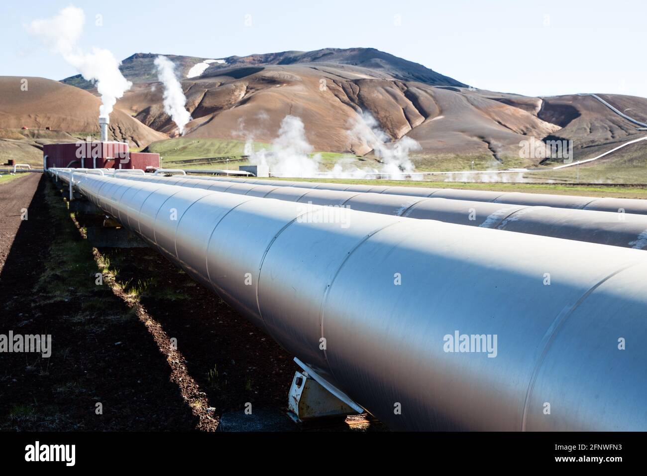 Krafla, Geothermal power plant, Iceland Stock Photo - Alamy