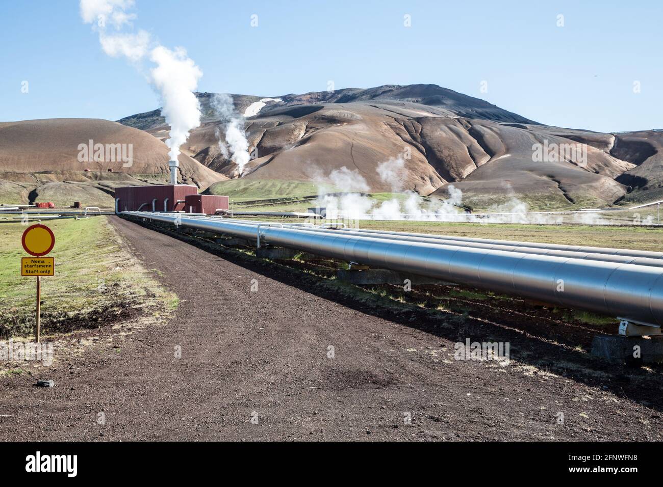 Krafla, Geothermal power plant, Iceland Stock Photo - Alamy