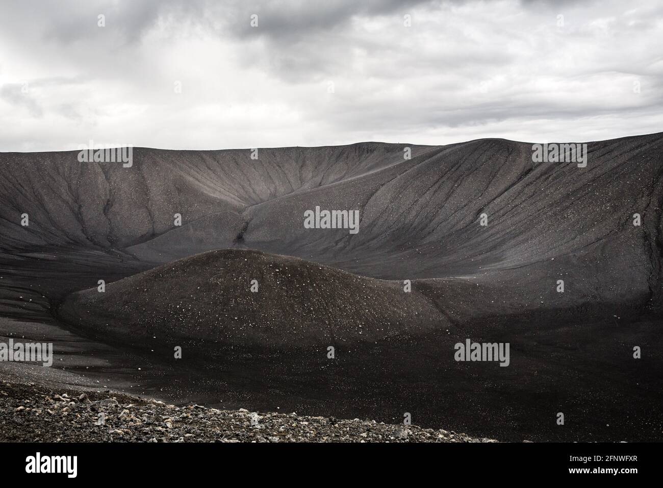 Crater volcano hverfjall volcanic hi-res stock photography and images ...