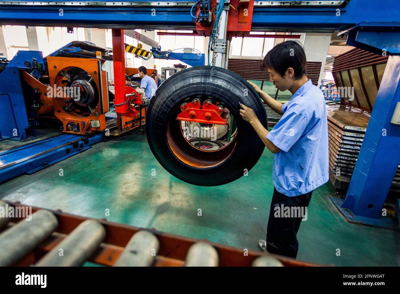A Tyre/Tire Factory in Shandong Province. China Stock Photo - Alamy