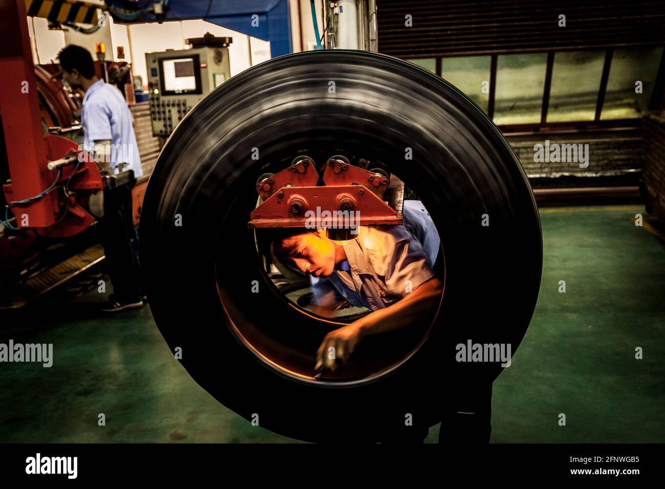 A Tyre/Tire Factory in Shandong Province. China Stock Photo - Alamy