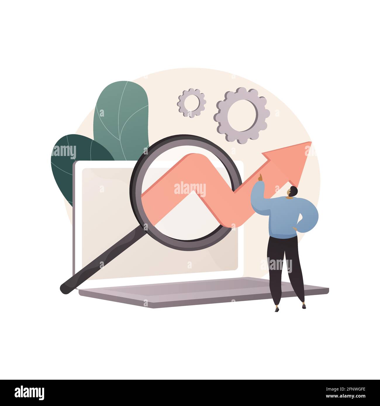 Marketing research abstract concept vector illustration Stock Vector ...