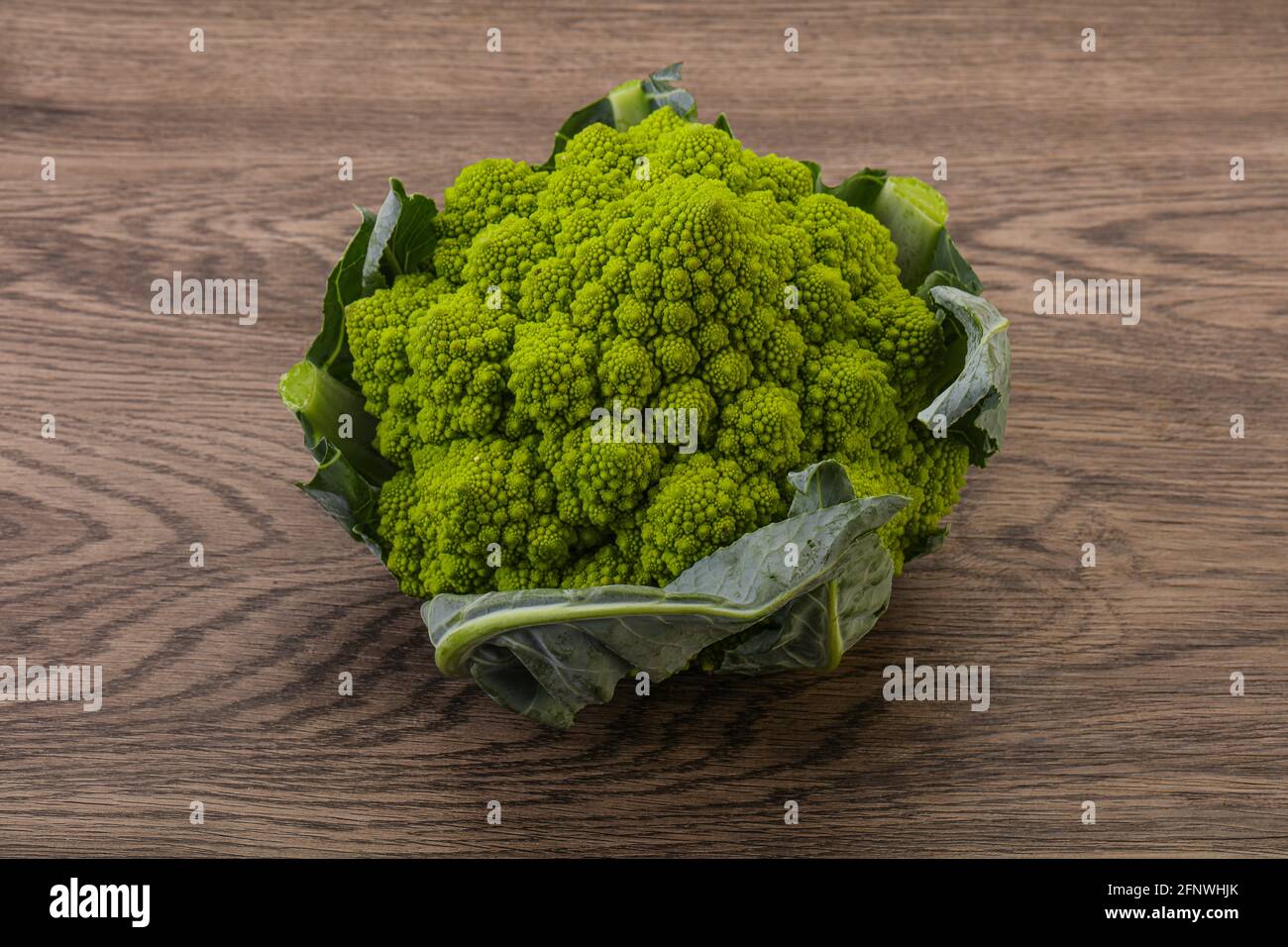 Tasty Vegan organic food - Romanesco cabbage Stock Photo - Alamy