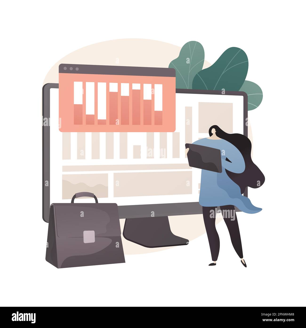 Enterprise accounting abstract concept vector illustration Stock Vector ...