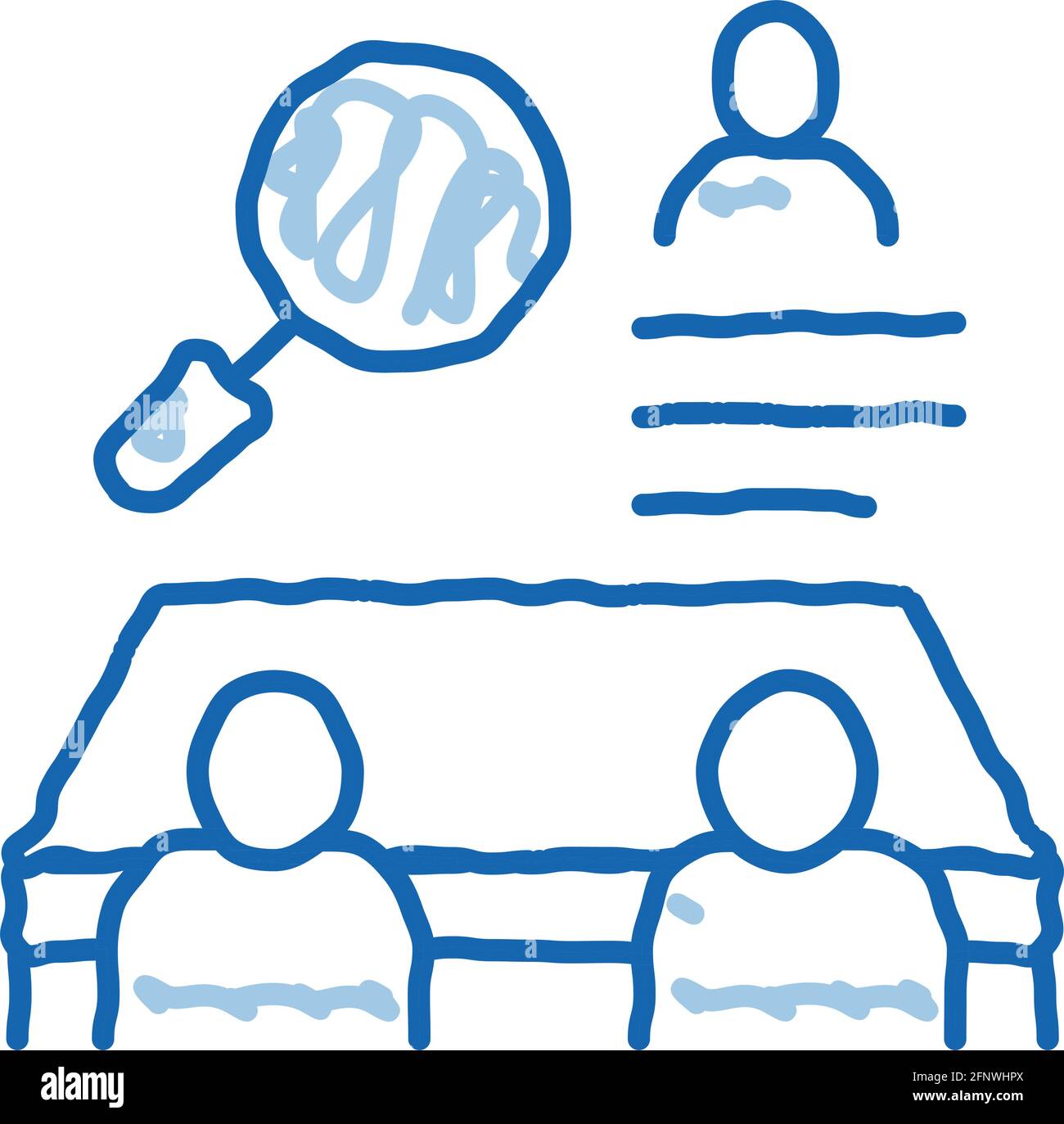 collective interview doodle icon hand drawn illustration Stock Vector ... collective interview doodle icon hand drawn illustration Stock Vector ...