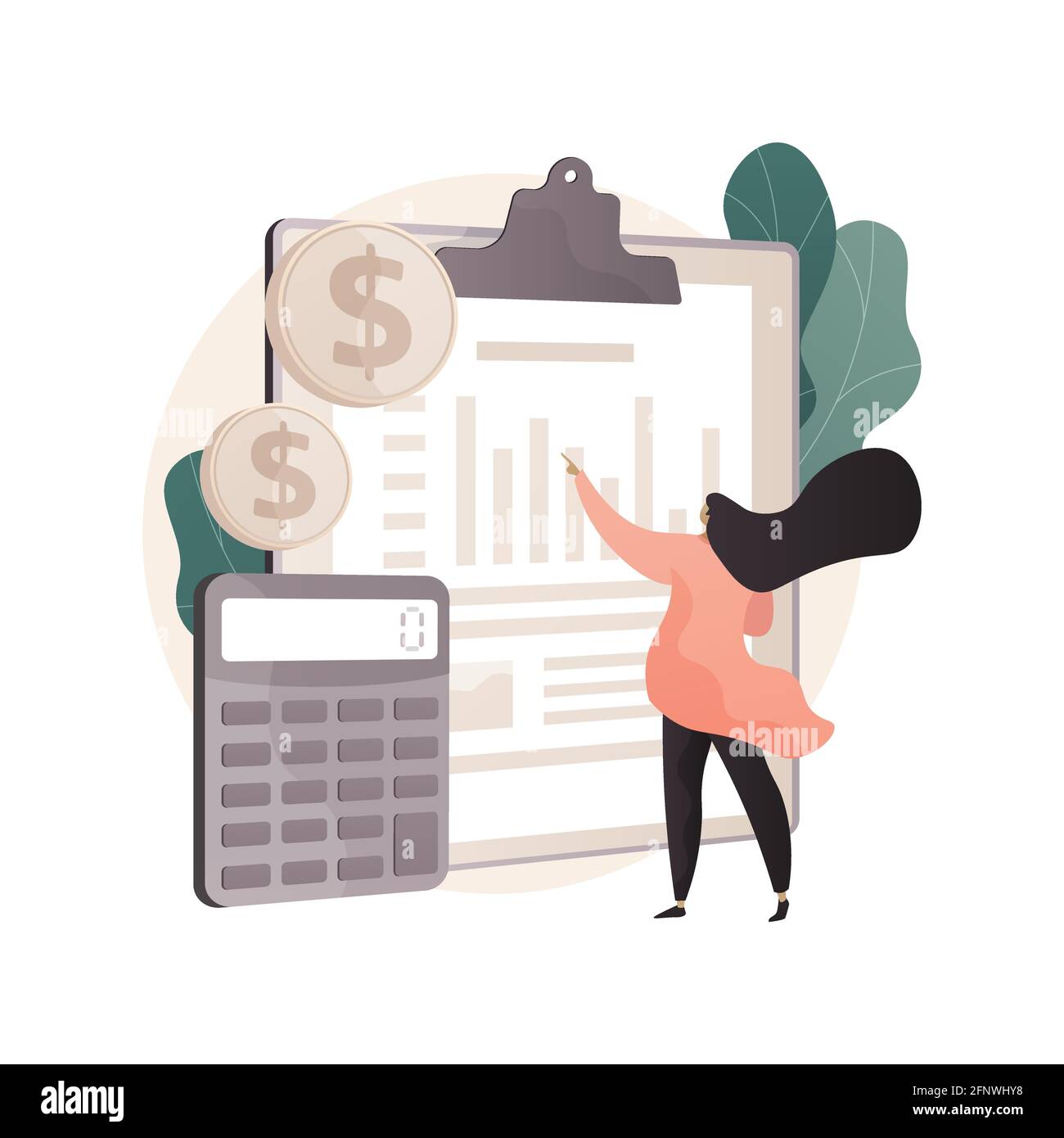 Income statement abstract concept vector illustration Stock Vector ...