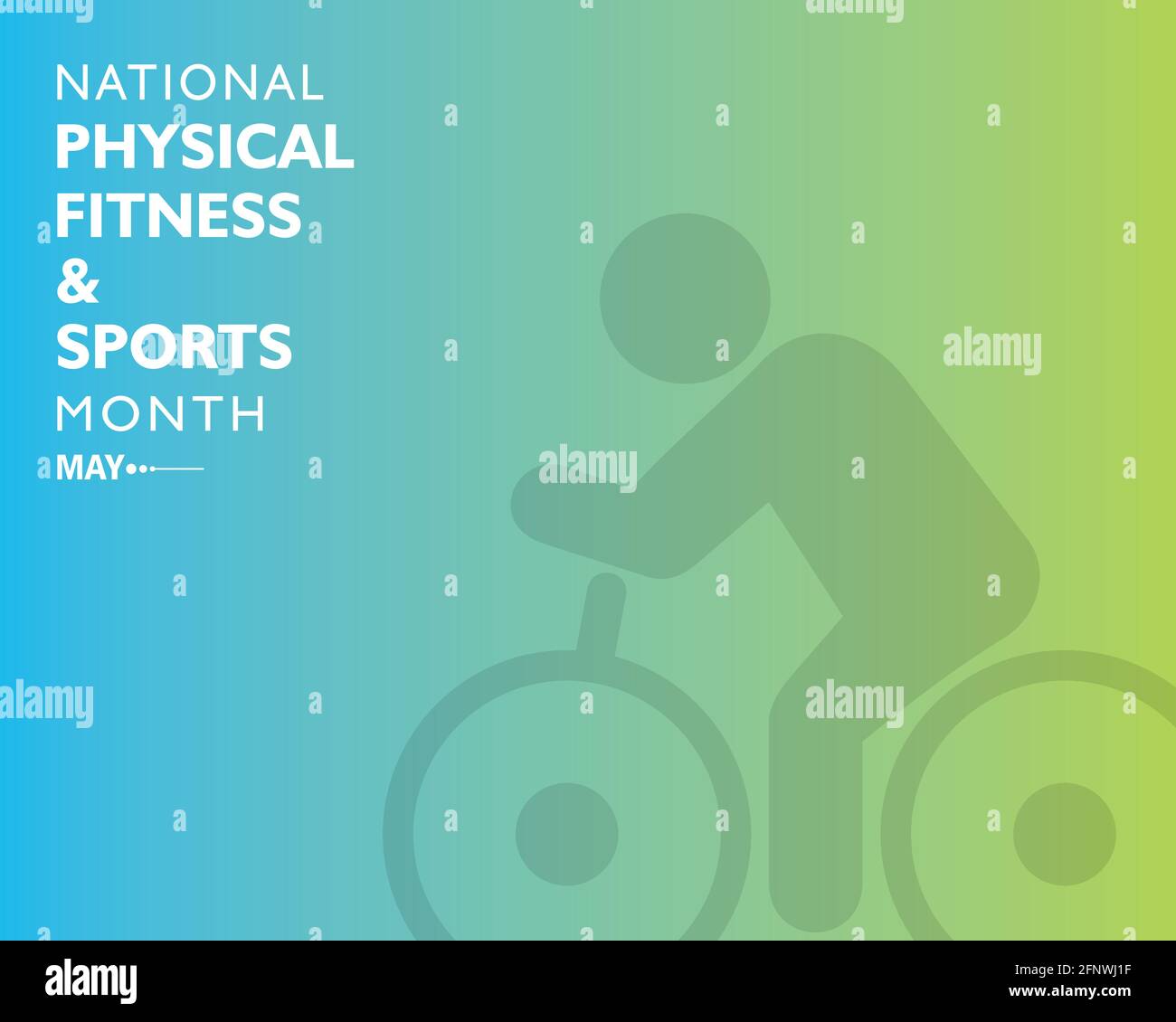 Vector Illustration of National Physical Fitness and Sports Month ...