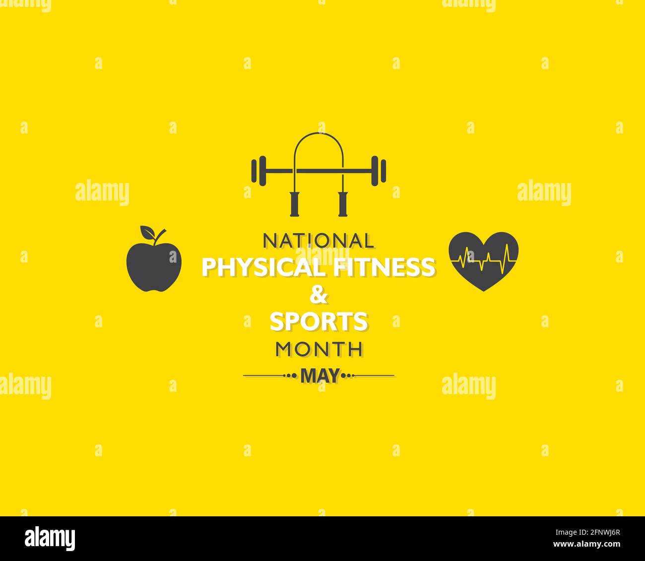 National physical fitness sports month hi-res stock photography and ...