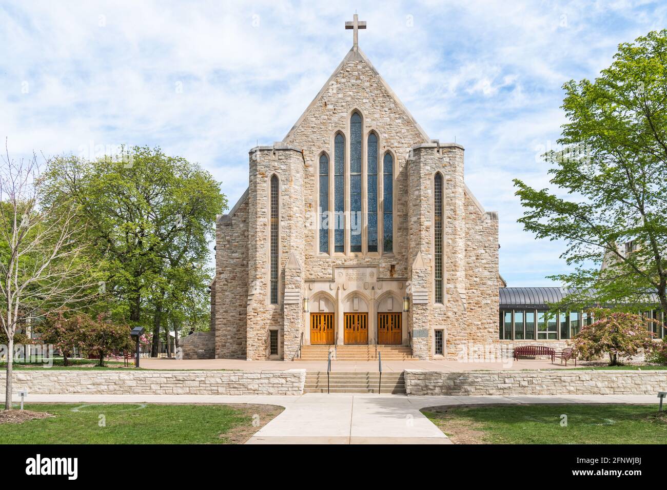 NORTHFIELD, MN,USA - MAY 10, 2021 - Boe Memorial Chapel on the campus ...