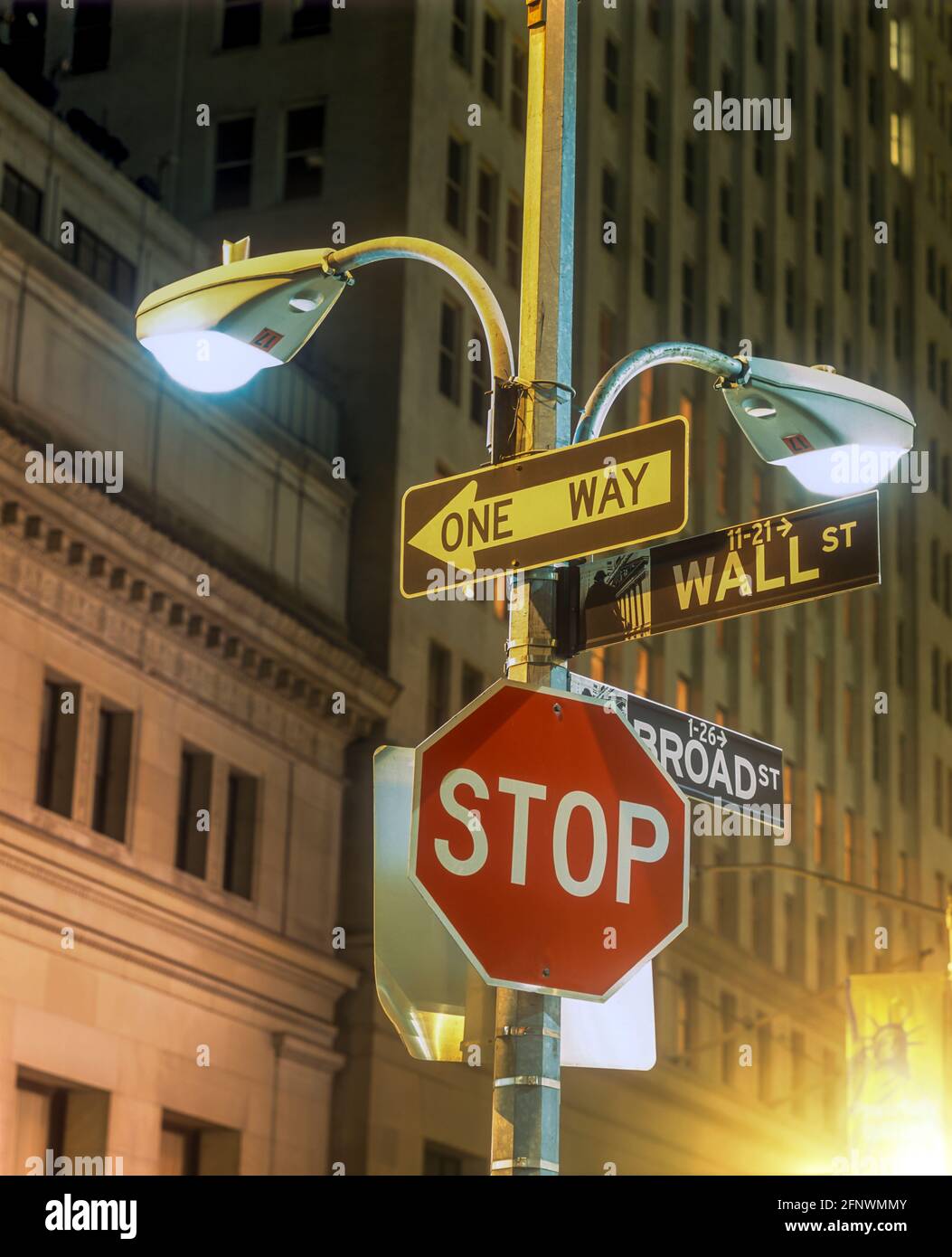 2005 HISTORICAL WALL STREET BROAD STREET SIGNS FINANCIAL DISTRICT ...