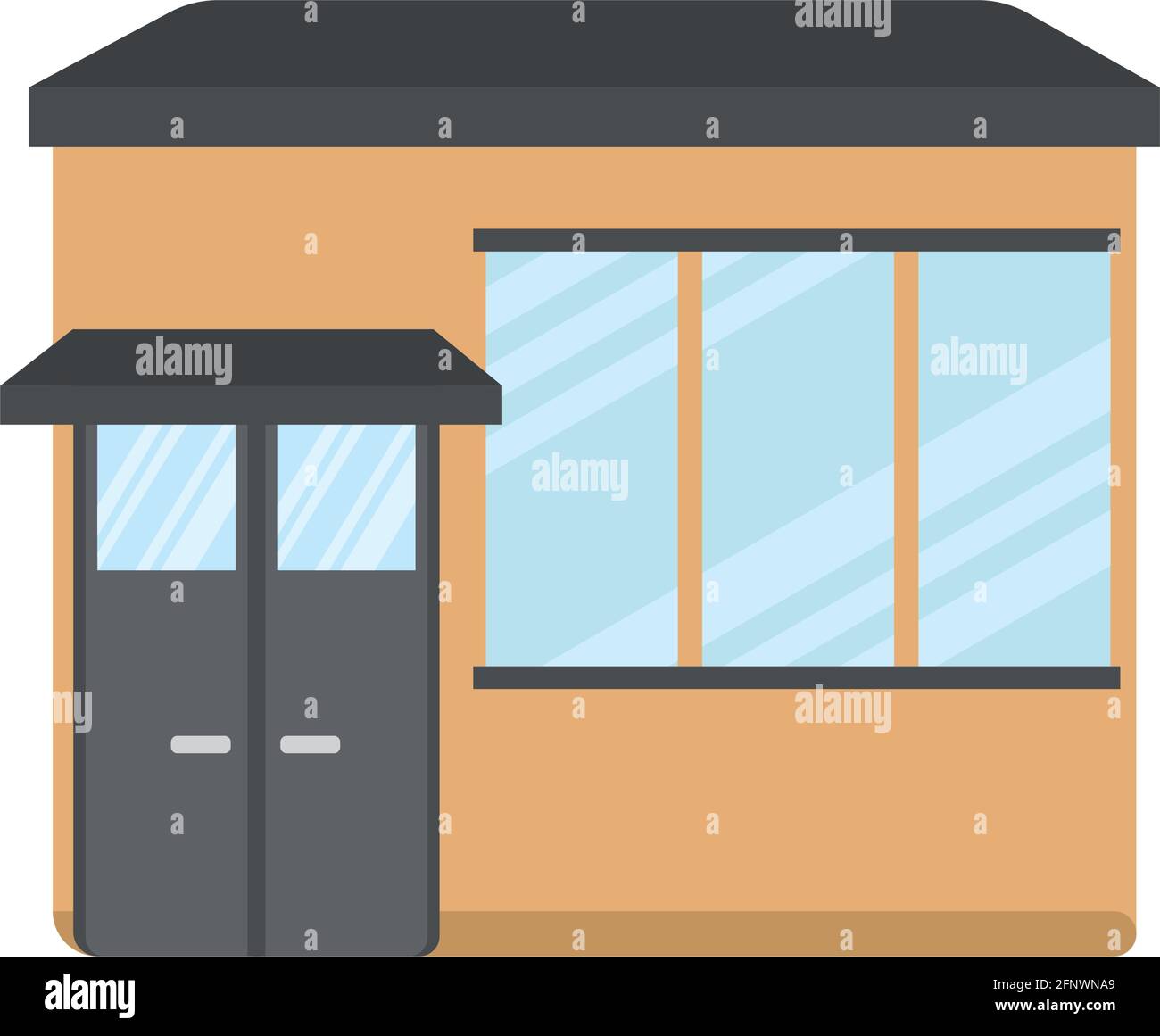 Isolated shop building icon Store structure Vector Stock Vector Image ...