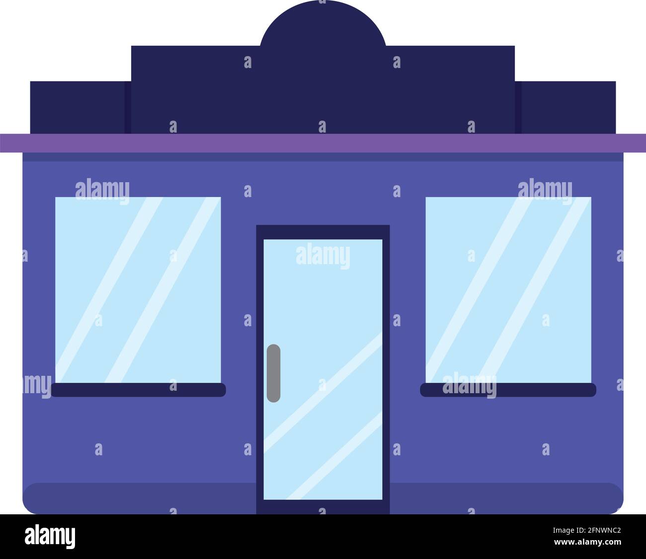 Isolated shop building icon Store structure Vector Stock Vector Image ...