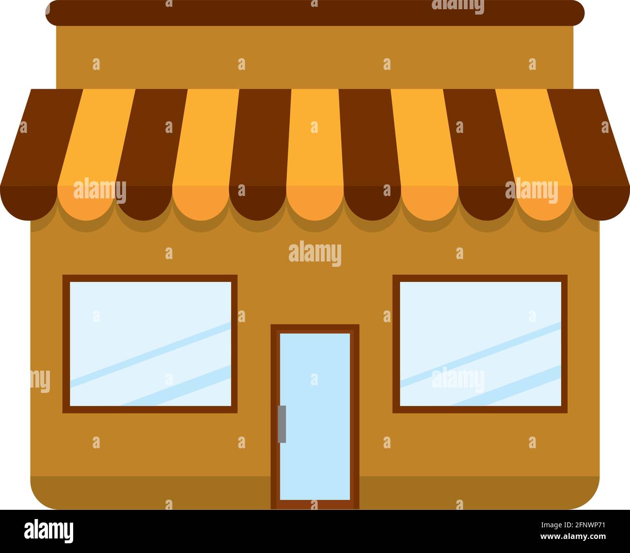 Isolated shop building icon Store structure Vector Stock Vector Image ...