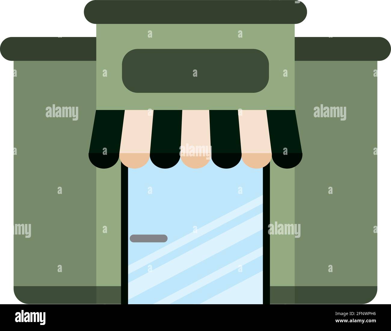 Isolated shop building icon Store structure Vector Stock Vector Image ...