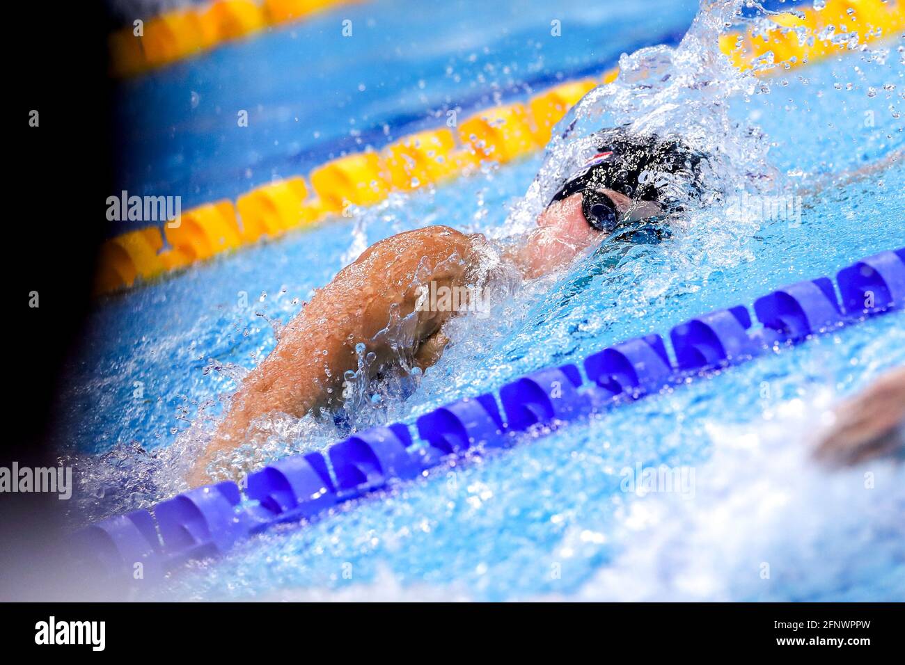 BUDAPEST, HUNGARY - MAY 19: Robin Neumann of the Netherlands competing ...