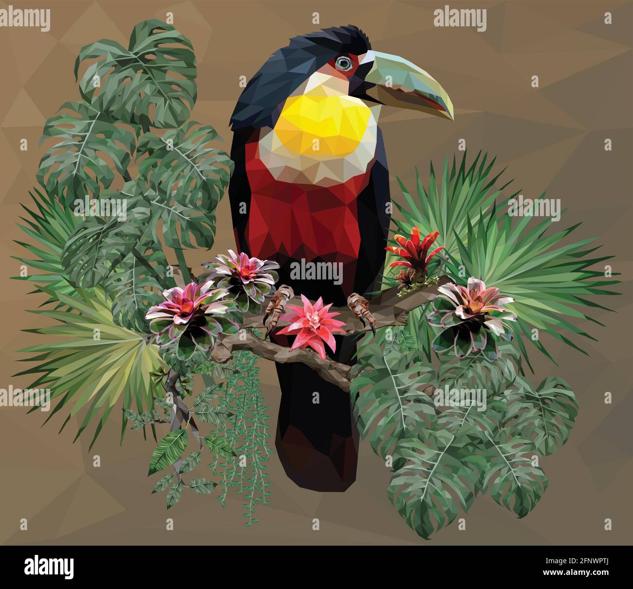 Amazon wildlife portrait Stock Vector Images - Alamy