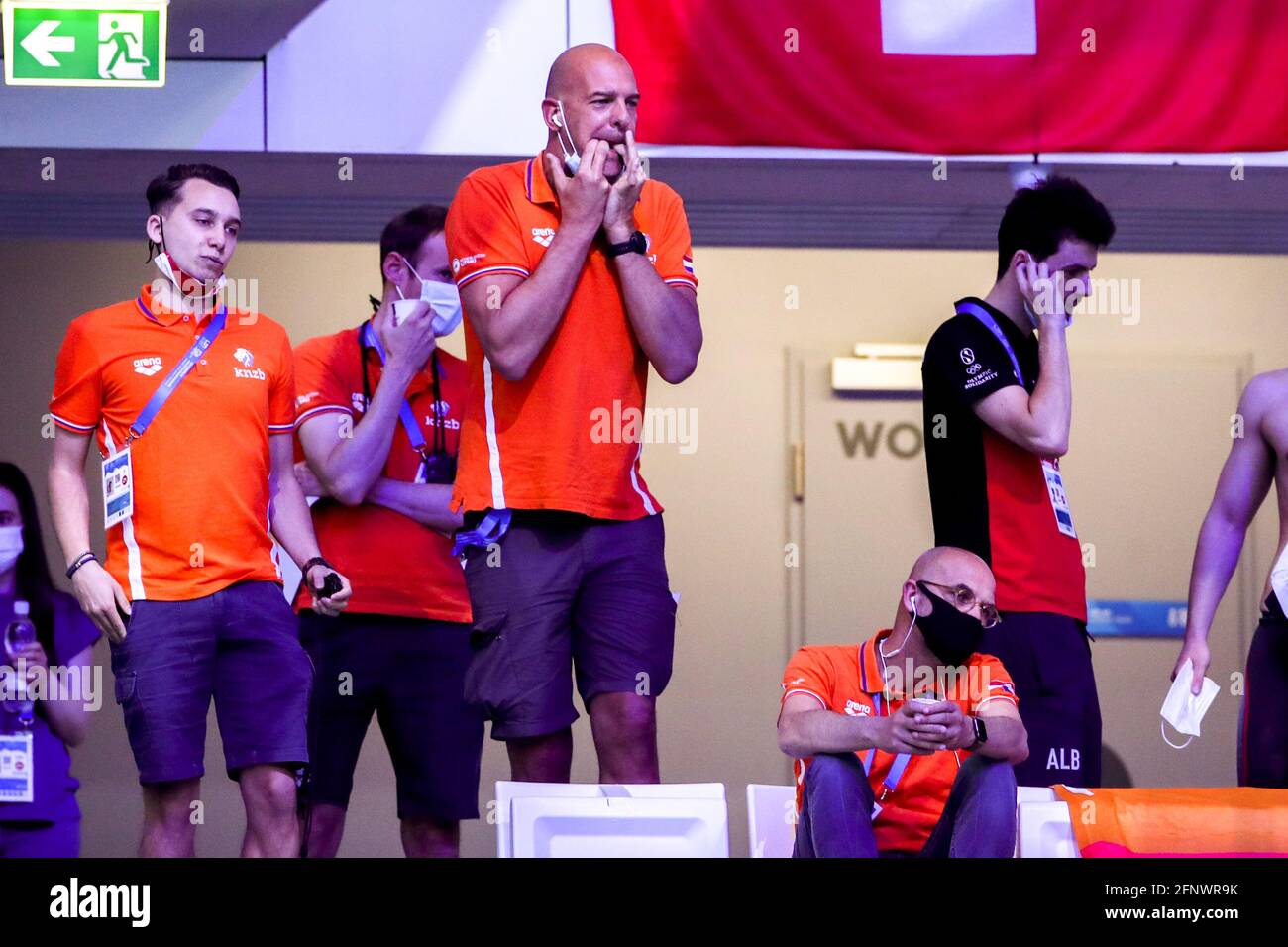 BUDAPEST, HUNGARY - MAY 19: National Coach Marcel Wouda of the ...