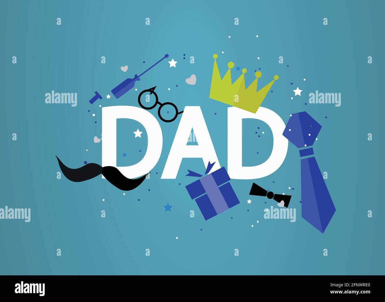 Father card Stock Vector Images - Alamy