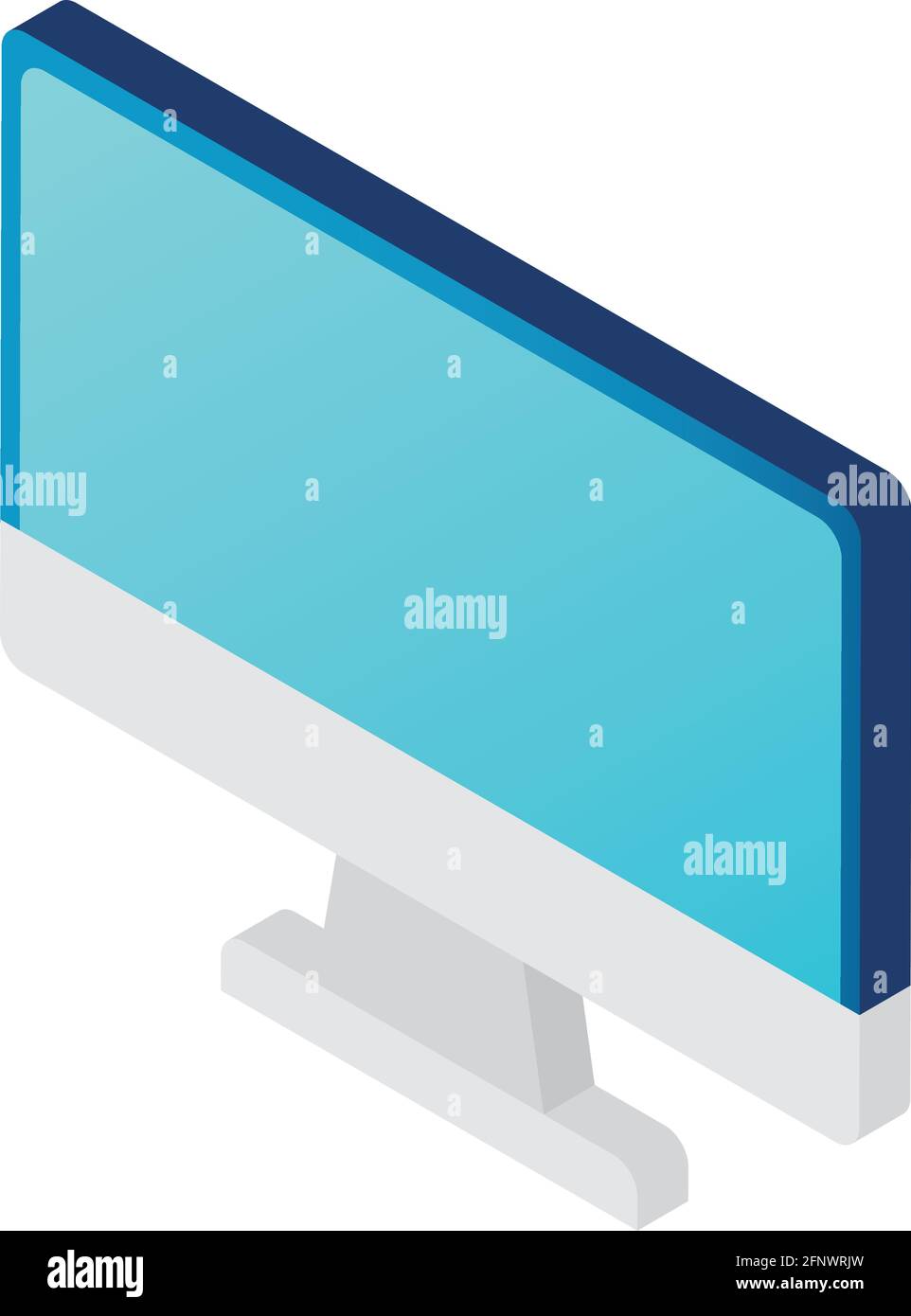 desktop computer isometric style icon Stock Vector Image & Art - Alamy