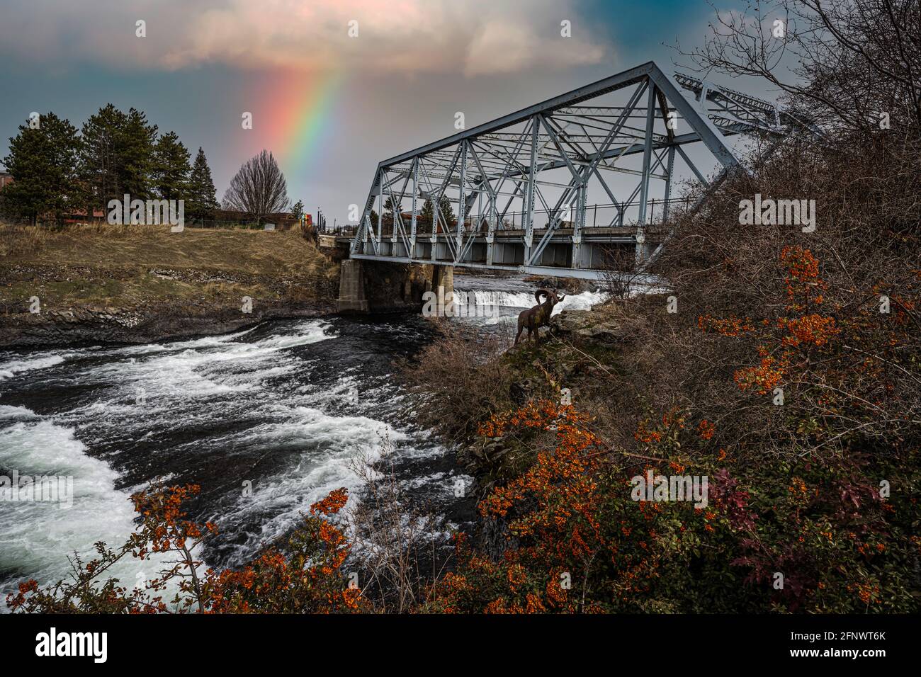 Riverfront park winter hi-res stock photography and images - Alamy