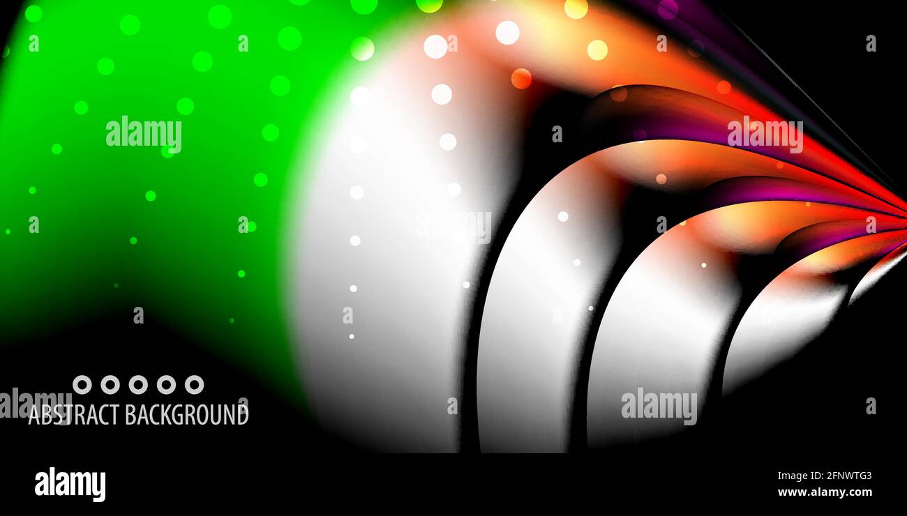 Abstract colorful background graphics template with blended multiple ...