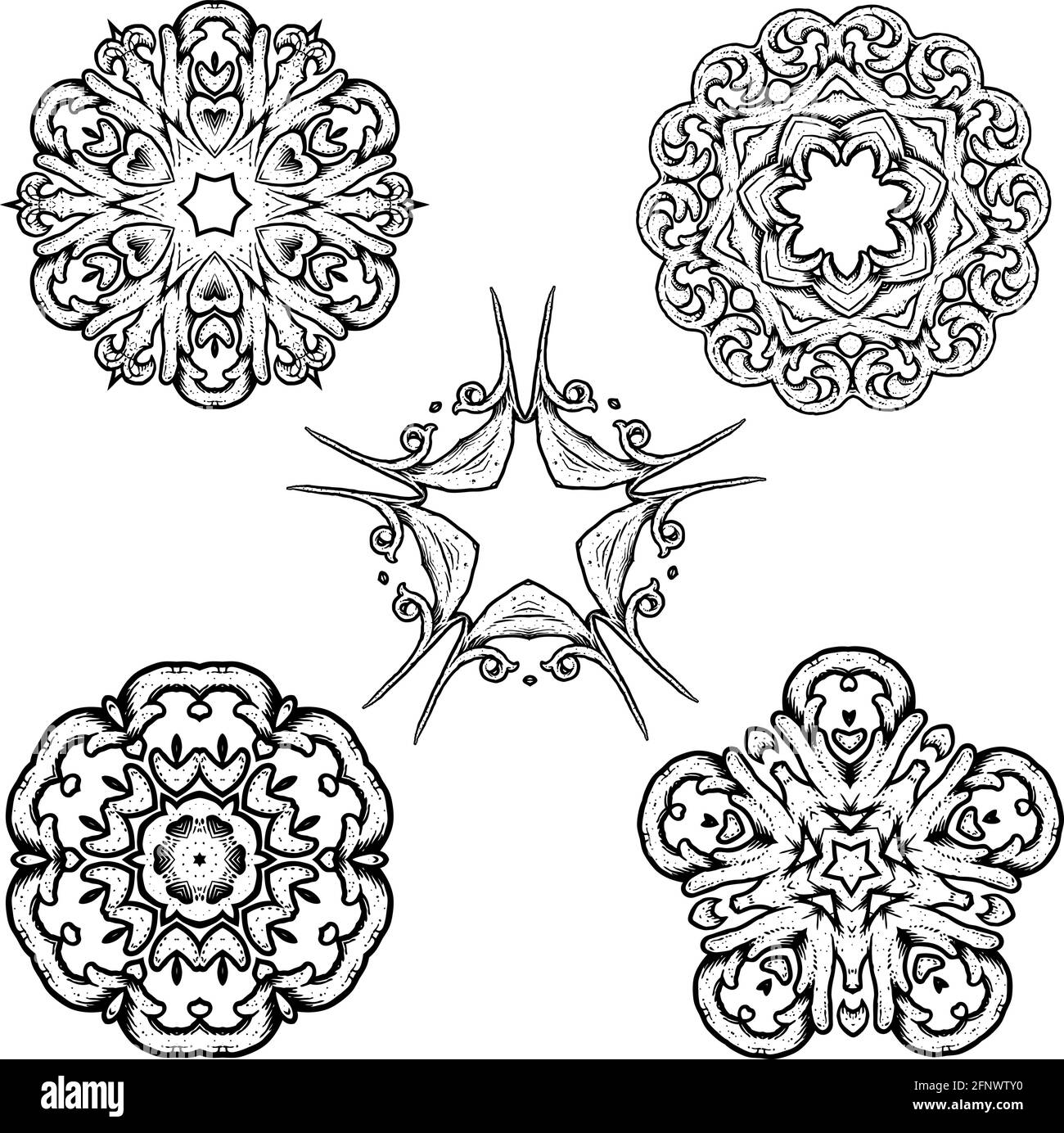 Calligraphic display Black and White Stock Photos & Images - Alamy