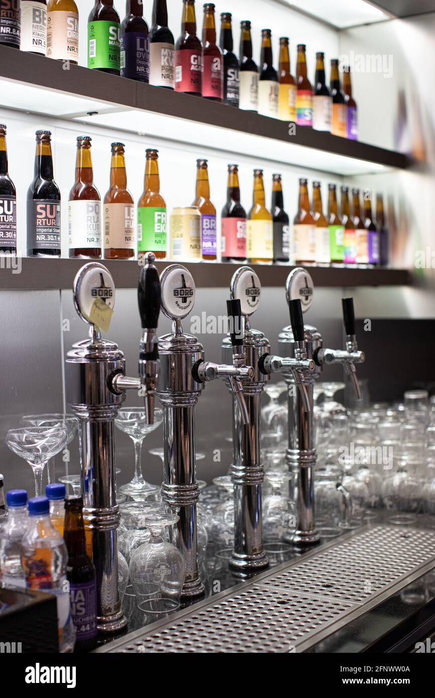 Craft Beer, Reykjavik, Iceland Stock Photo - Alamy