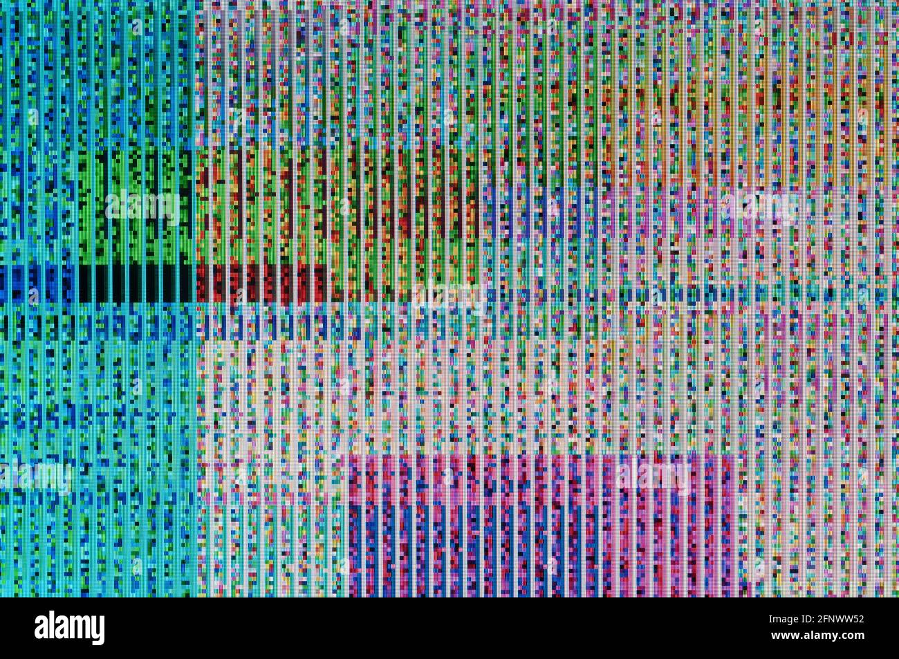 Abstract background of a digital glitch Stock Photo - Alamy