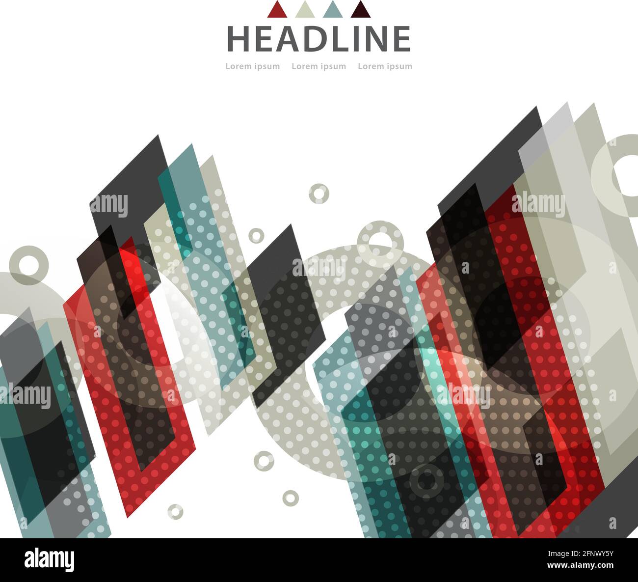 Finance concept header flat Cut Out Stock Images & Pictures - Alamy