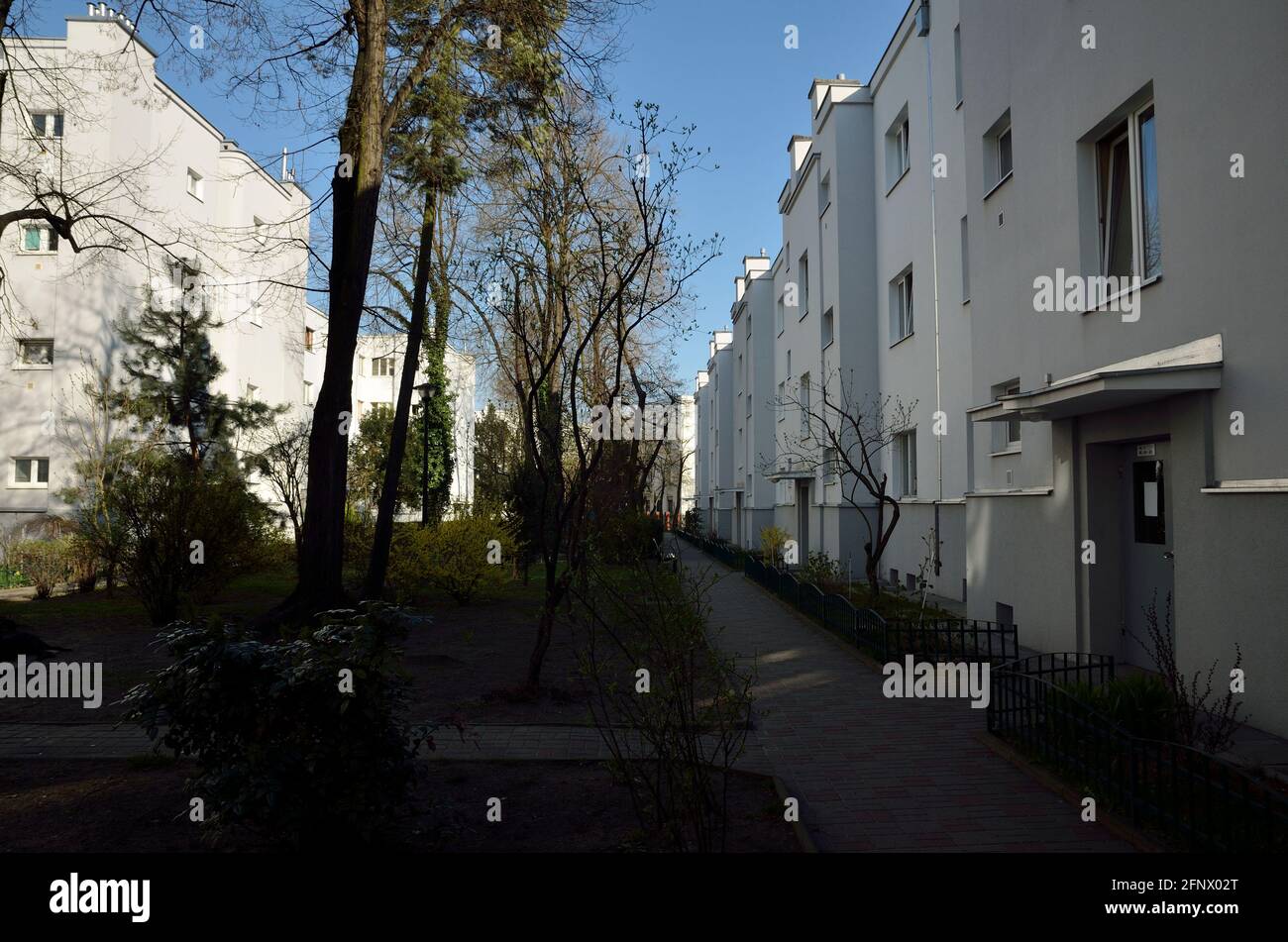 Residential building of Warsaw Housing Cooperative, Zoliborz district ...