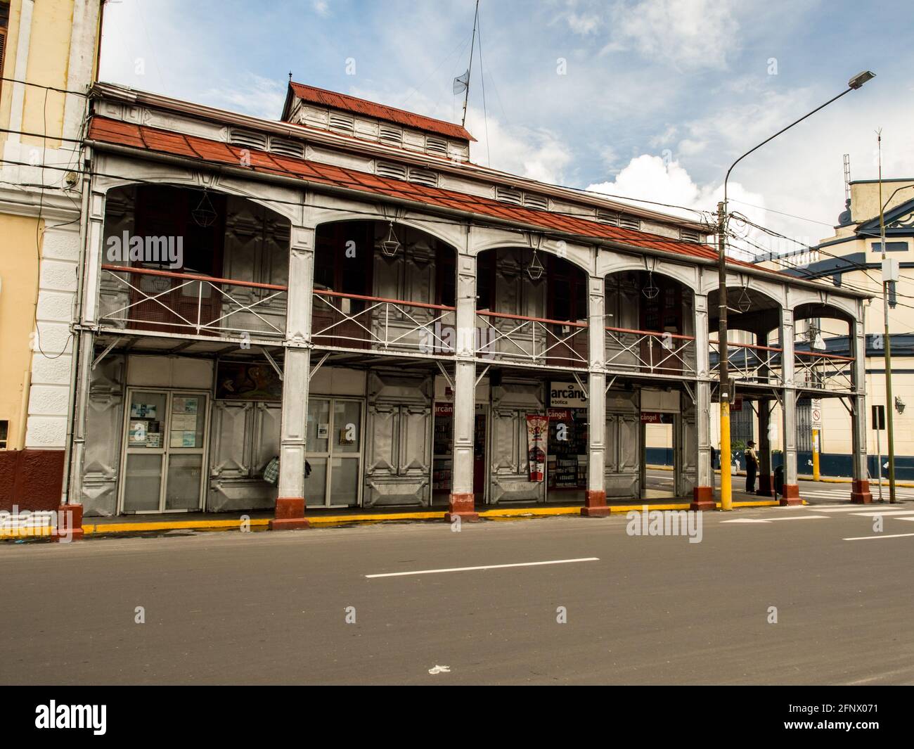 Iquitos, Peru - may 2016: La Casa de Fierro (the Iron House) in Iquitos ...