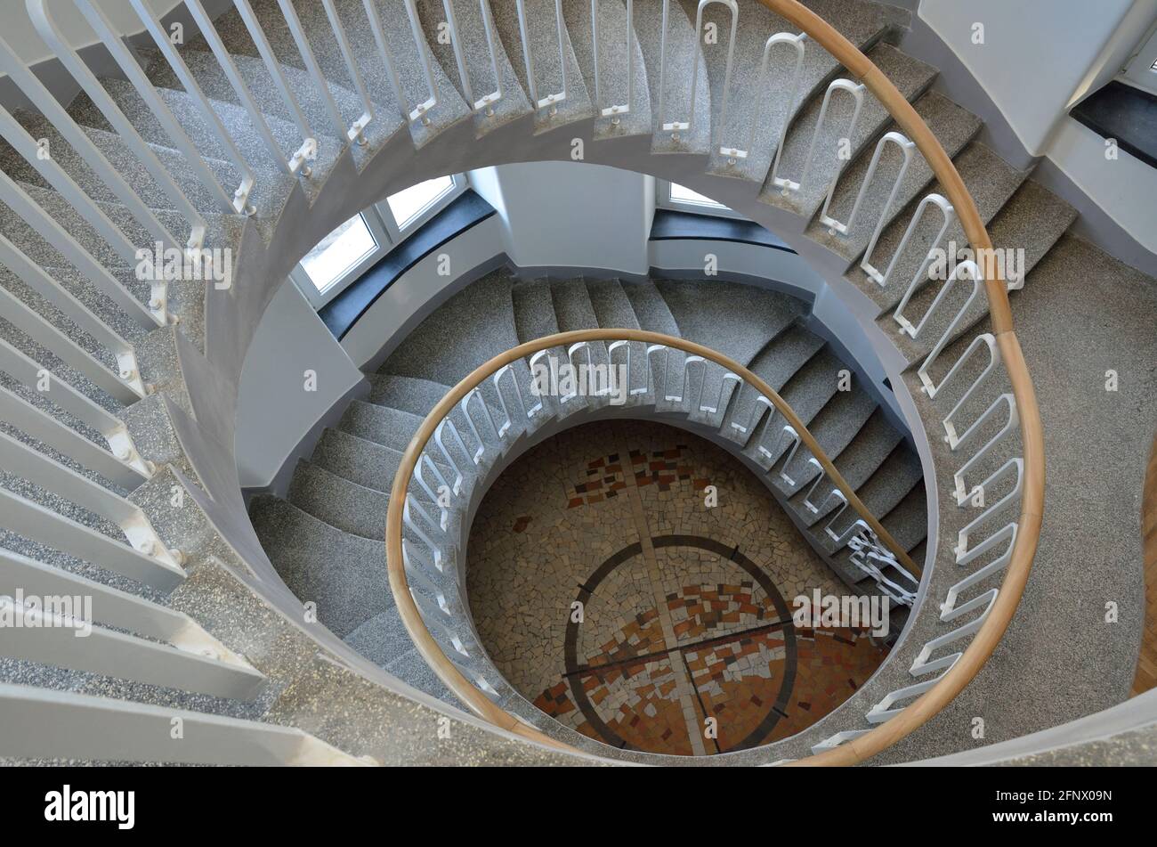 Warsaw housing stairs hi-res stock photography and images - Alamy