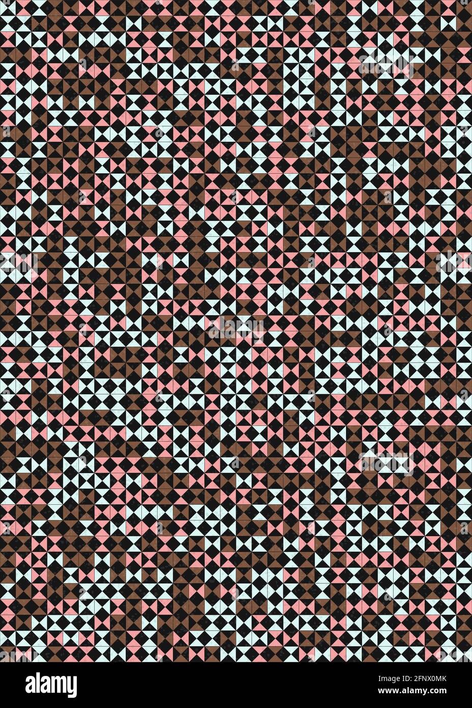 Abstract Geometric Pattern generative computational art illustration ...