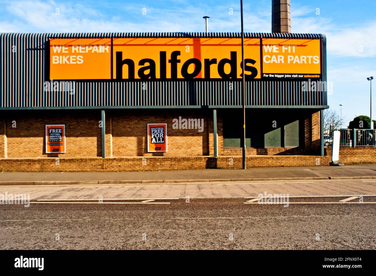 Halfords, Foss Island, York, England Stock Photo - Alamy