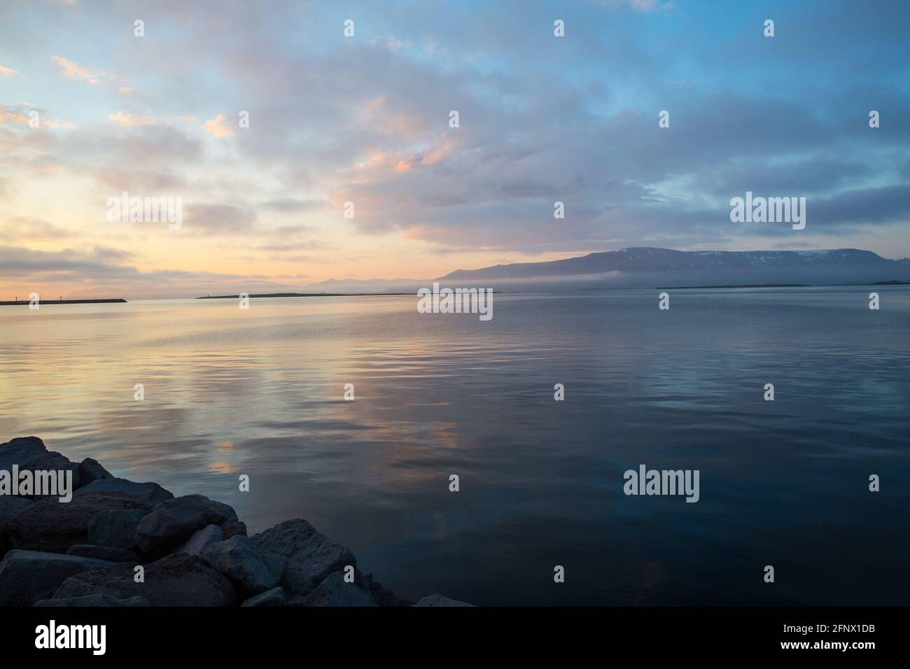Reykjavik, iceland summer solstice hi-res stock photography and images ...