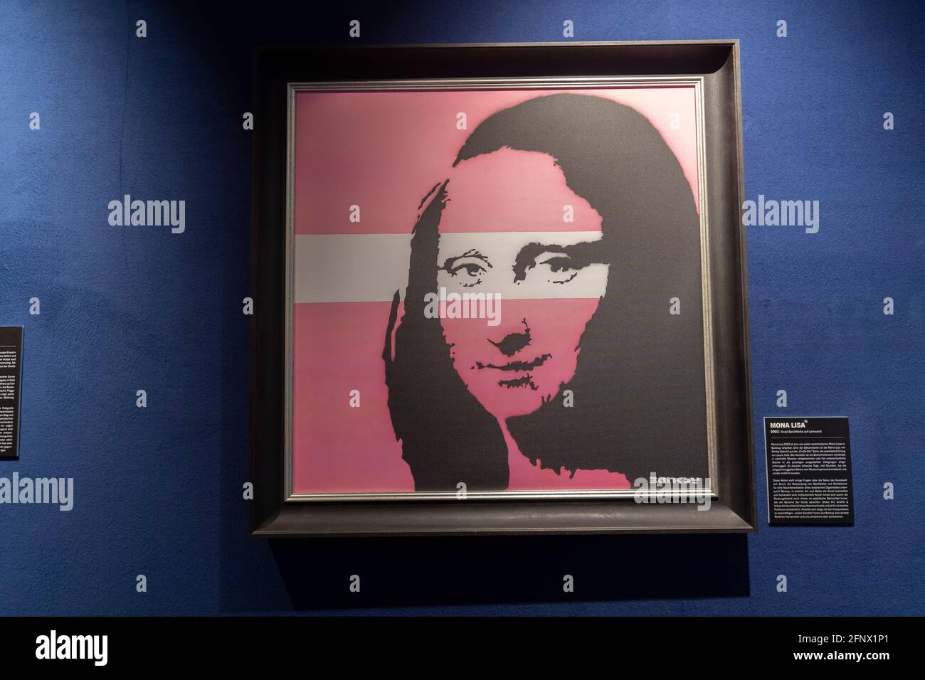 Banksy exhibition in STATION Berlin, first day after close in lockdown ...