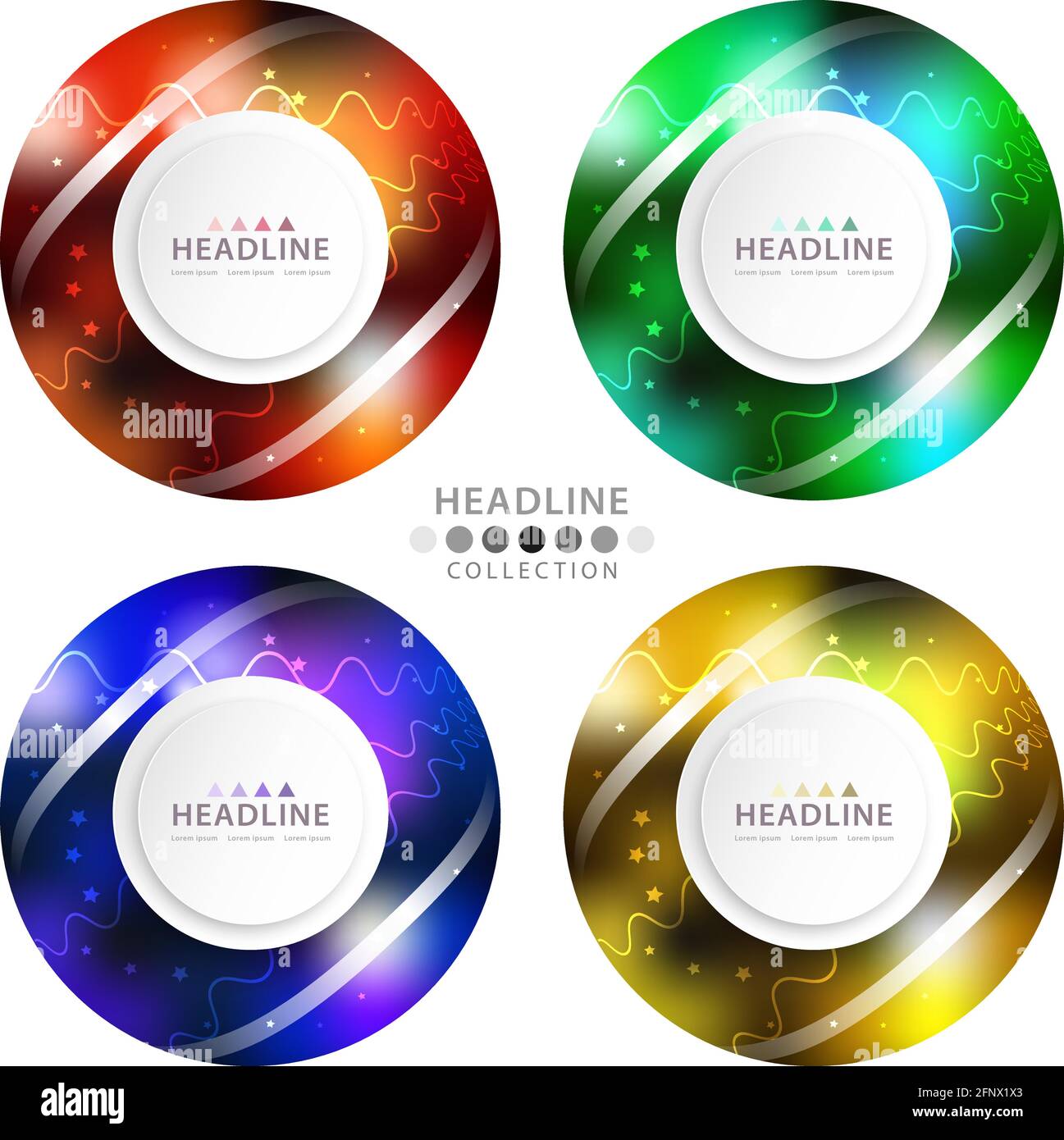 Brochure header colorful layout background template design Stock Vector ...