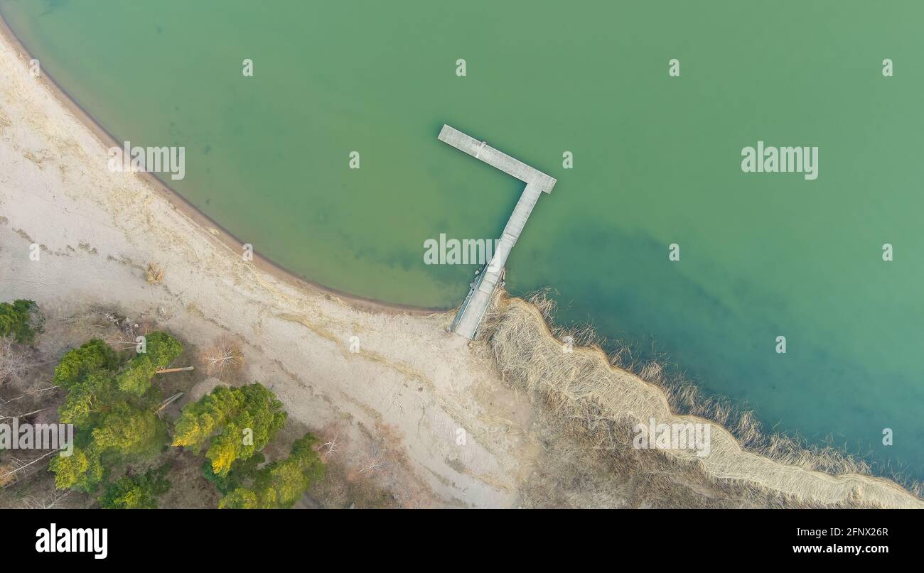 Sea coast landscape view from above Stock Photo - Alamy