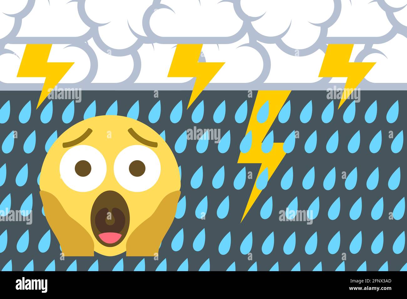 Stress emoji hi-res stock photography and images - Alamy