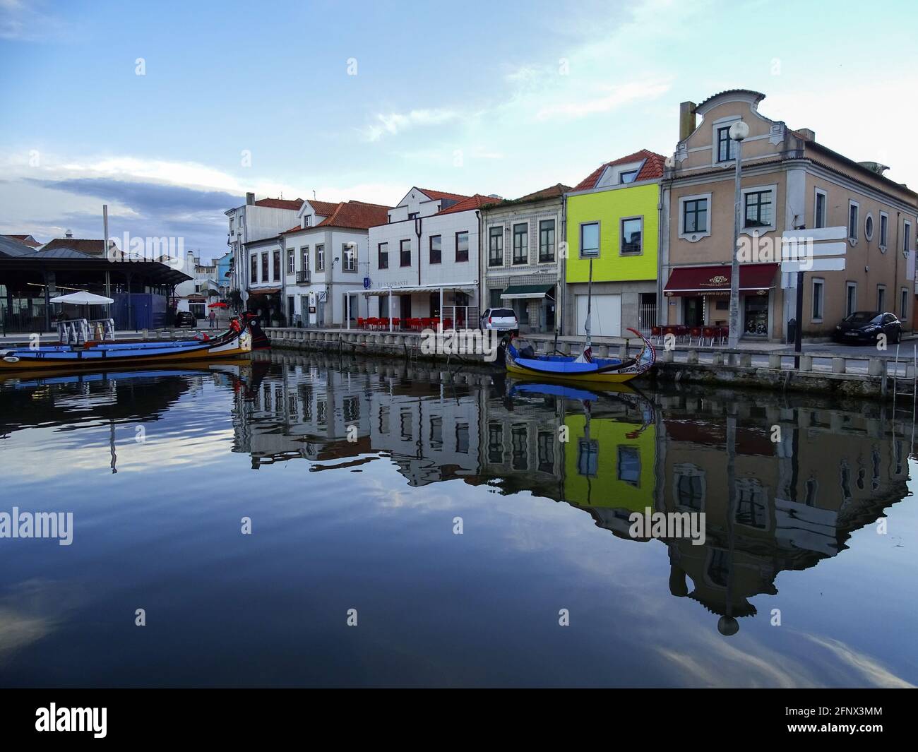 Visiting Aveiro village in Portugal, river with boats, amazing travel ...